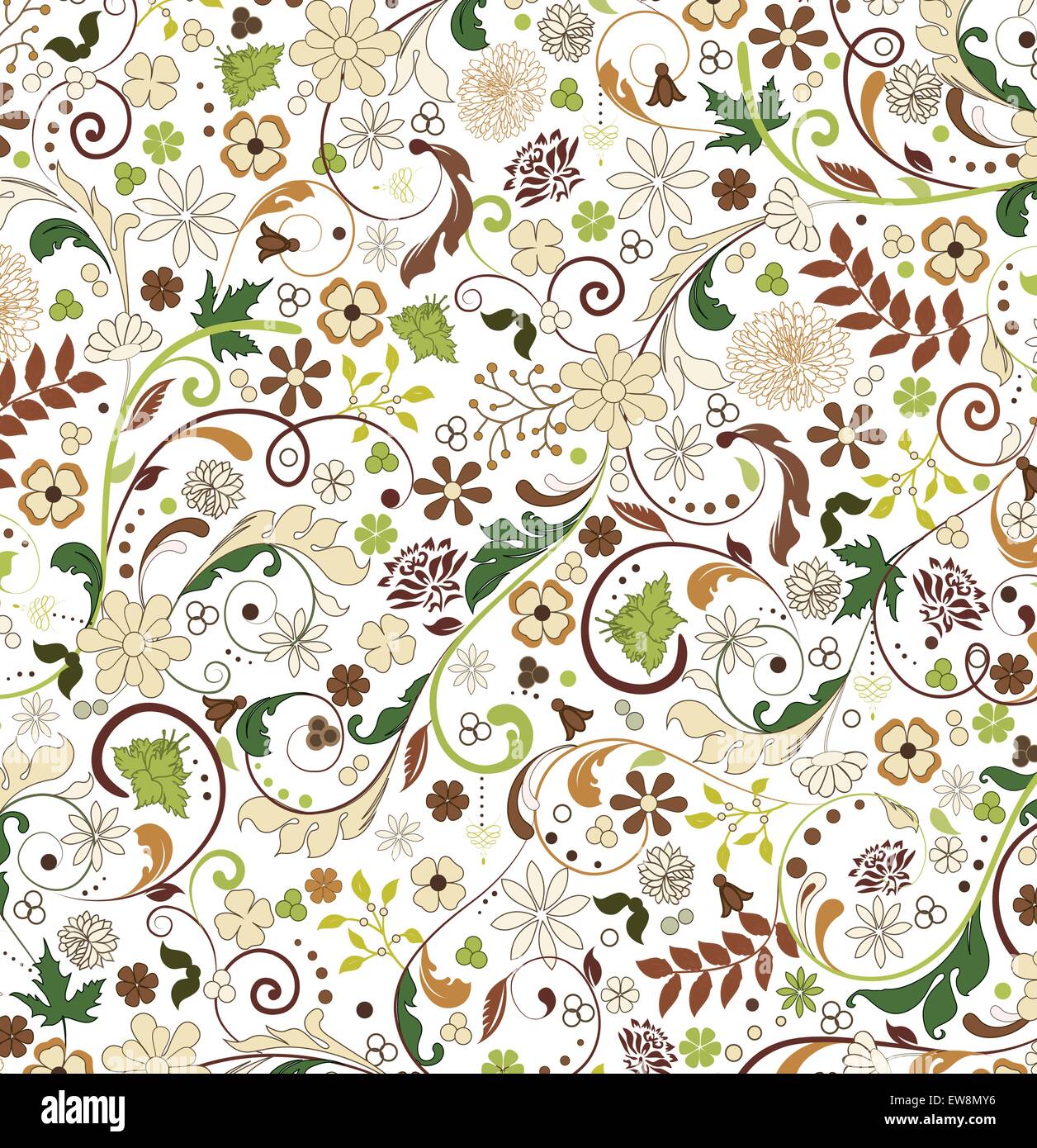 Vintage background with ornate elegant retro abstract floral design ...