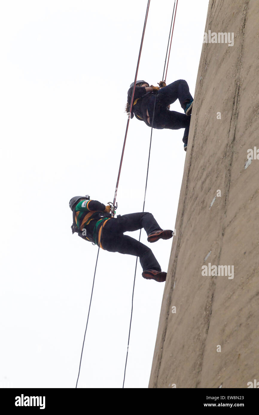 Northampton, U,K. 20th June, 2015. The National Lift Tower. Beryl Erwin ...