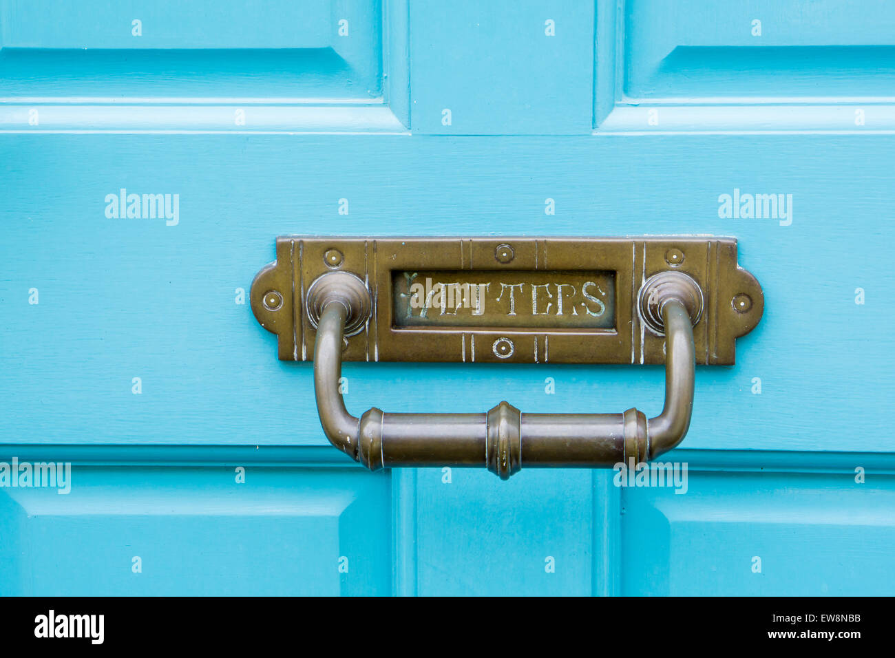 Victorian letterbox on door hi-res stock photography and images - Alamy