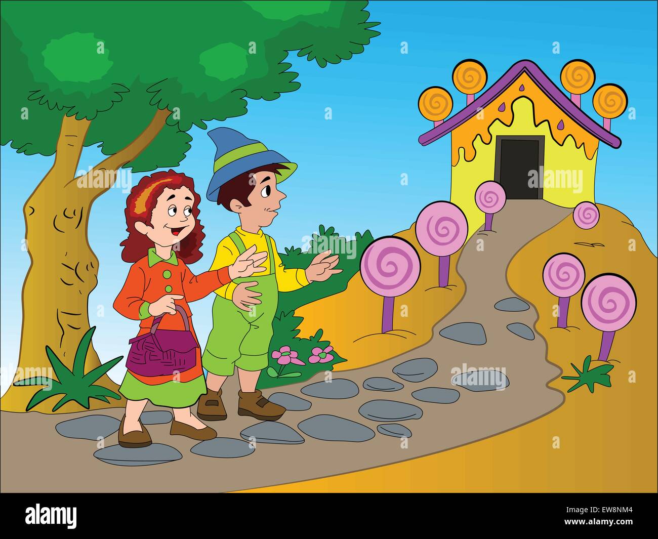 Hansel And Gretel Cartoon House