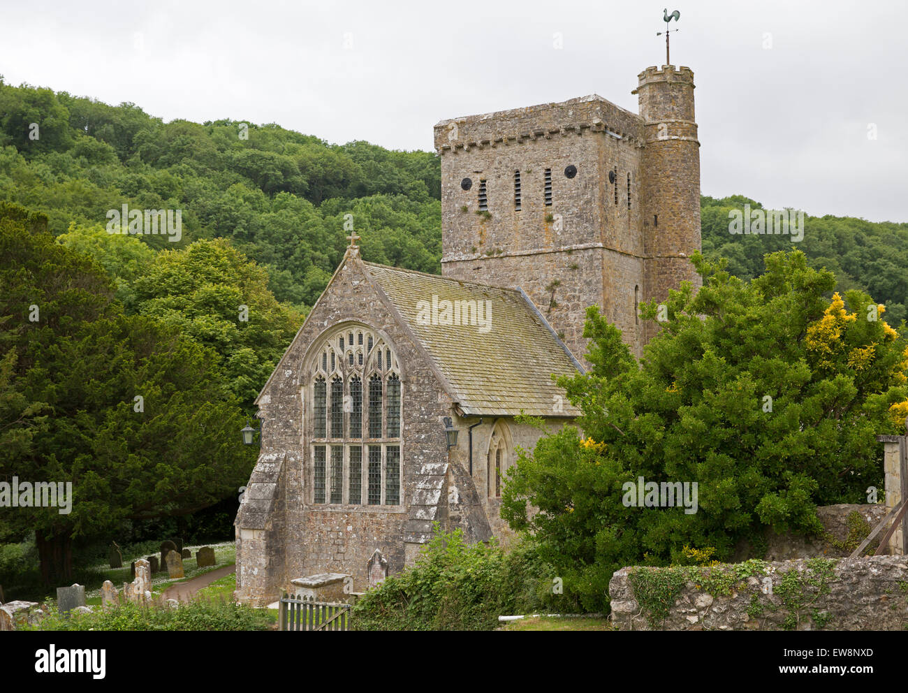 St Winifred church in Branscombe is one of the oldest churches in Devon ...