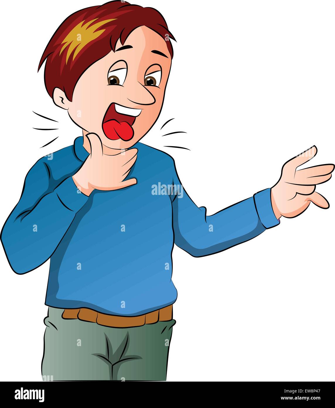 Painful vector vectors hi-res stock photography and images - Alamy