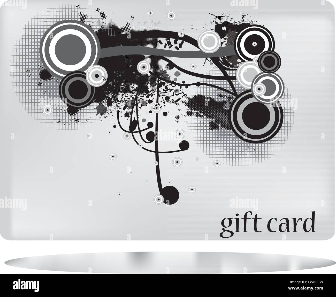 Vintage gift card background with ornate elegant retro abstract design ...