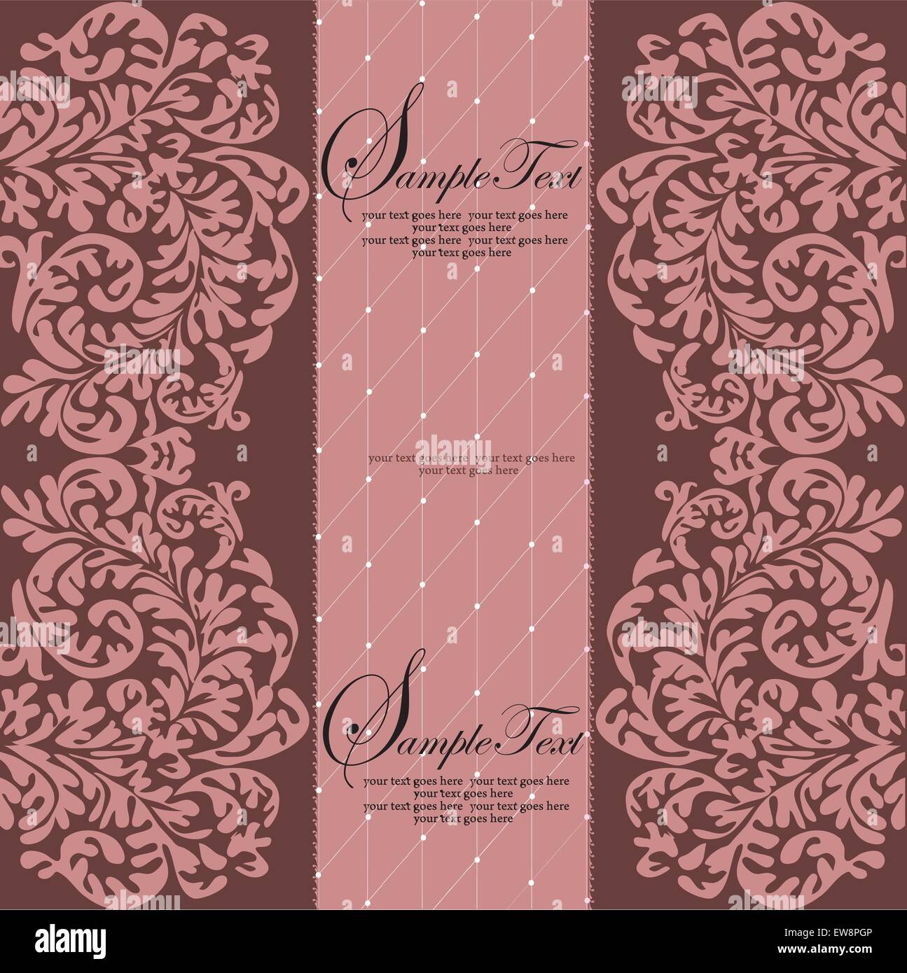 Vector vintage card design Stock Vector Image & Art - Alamy