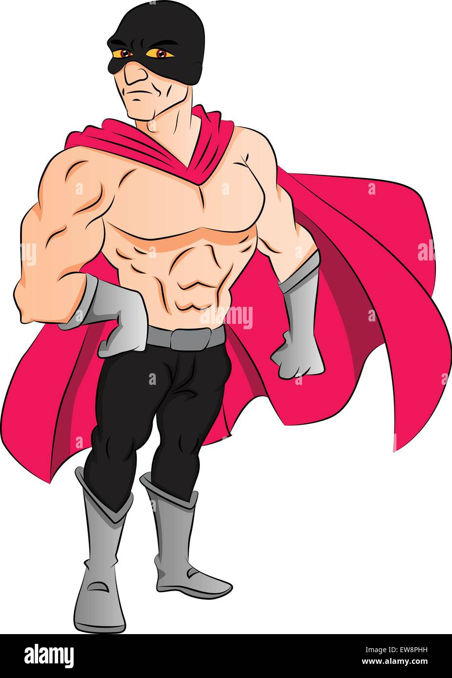 Masked Superhero, vector illustration Stock Vector Image & Art - Alamy