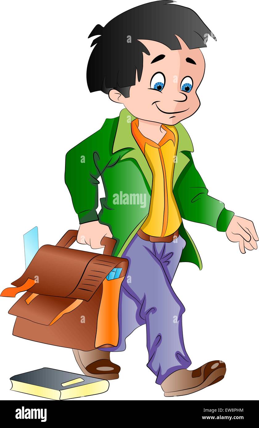 Boy emptying Stock Vector Images - Alamy