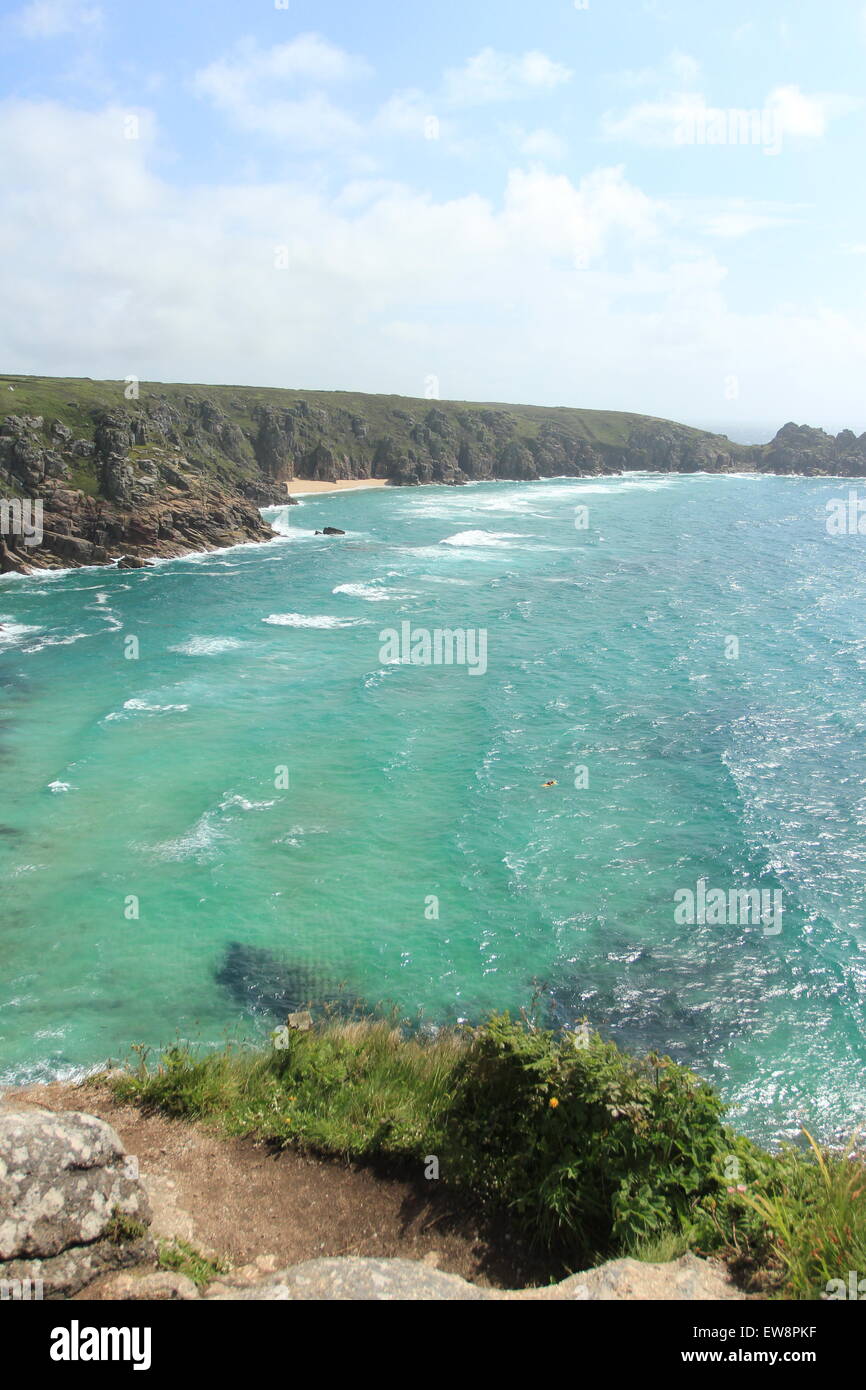Beach sand sea stock back view hi-res stock photography and images - Alamy