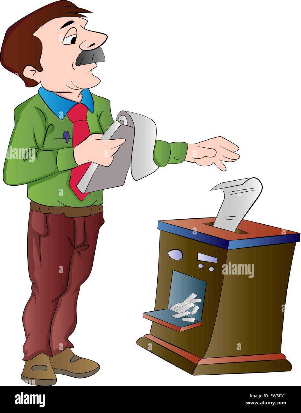 Shredding the evidence Cut Out Stock Images & Pictures - Alamy