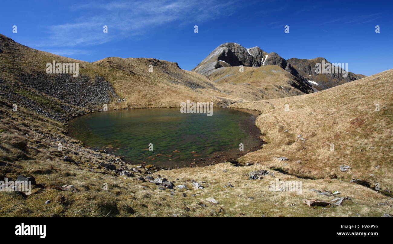 Stob Ban from Stob Coire a Mhail in Glen Nevis Stock Photo - Alamy