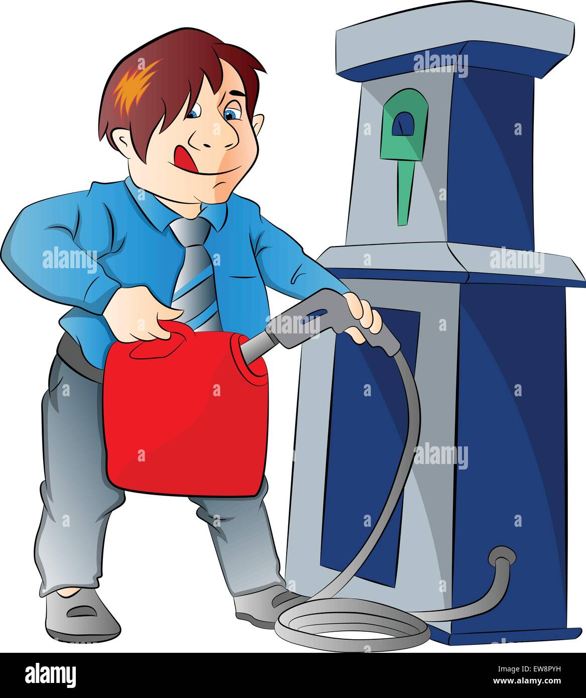 Gallon container Stock Vector Images - Alamy