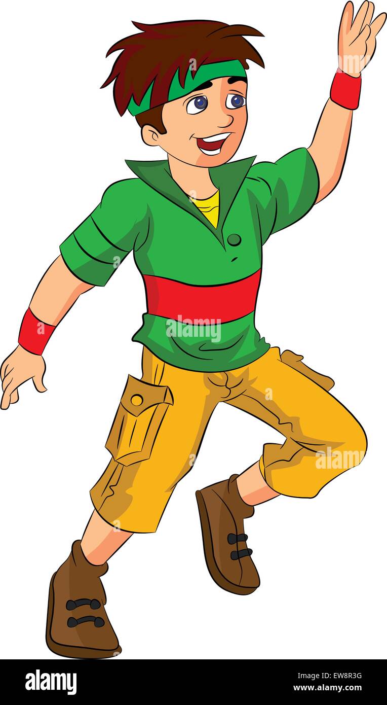 Young Male Dancer, vector illustration Stock Vector Image & Art - Alamy