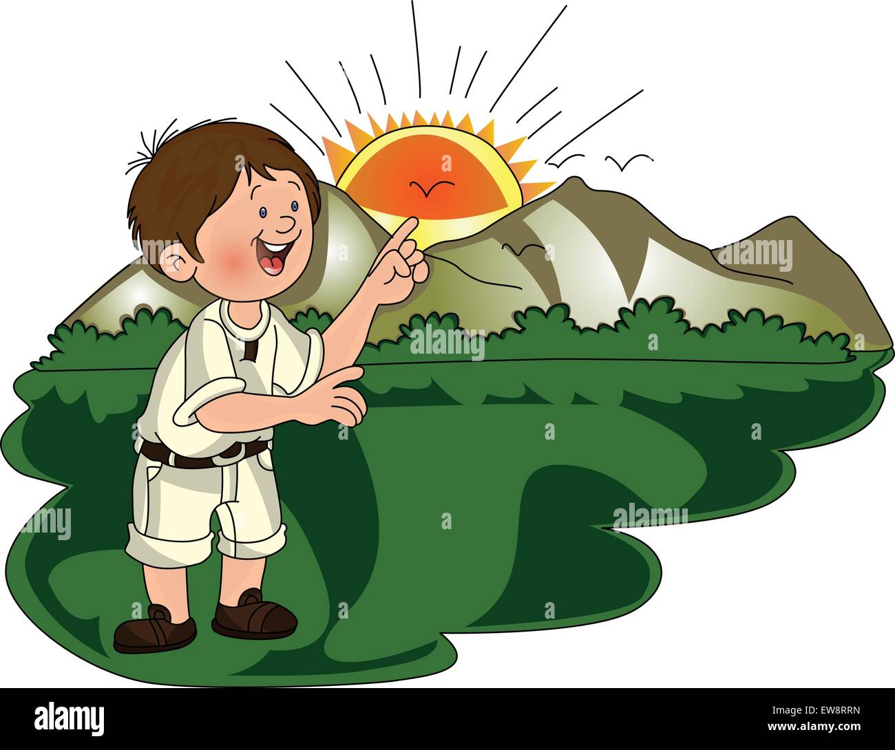 Far And Near Clipart Of Children