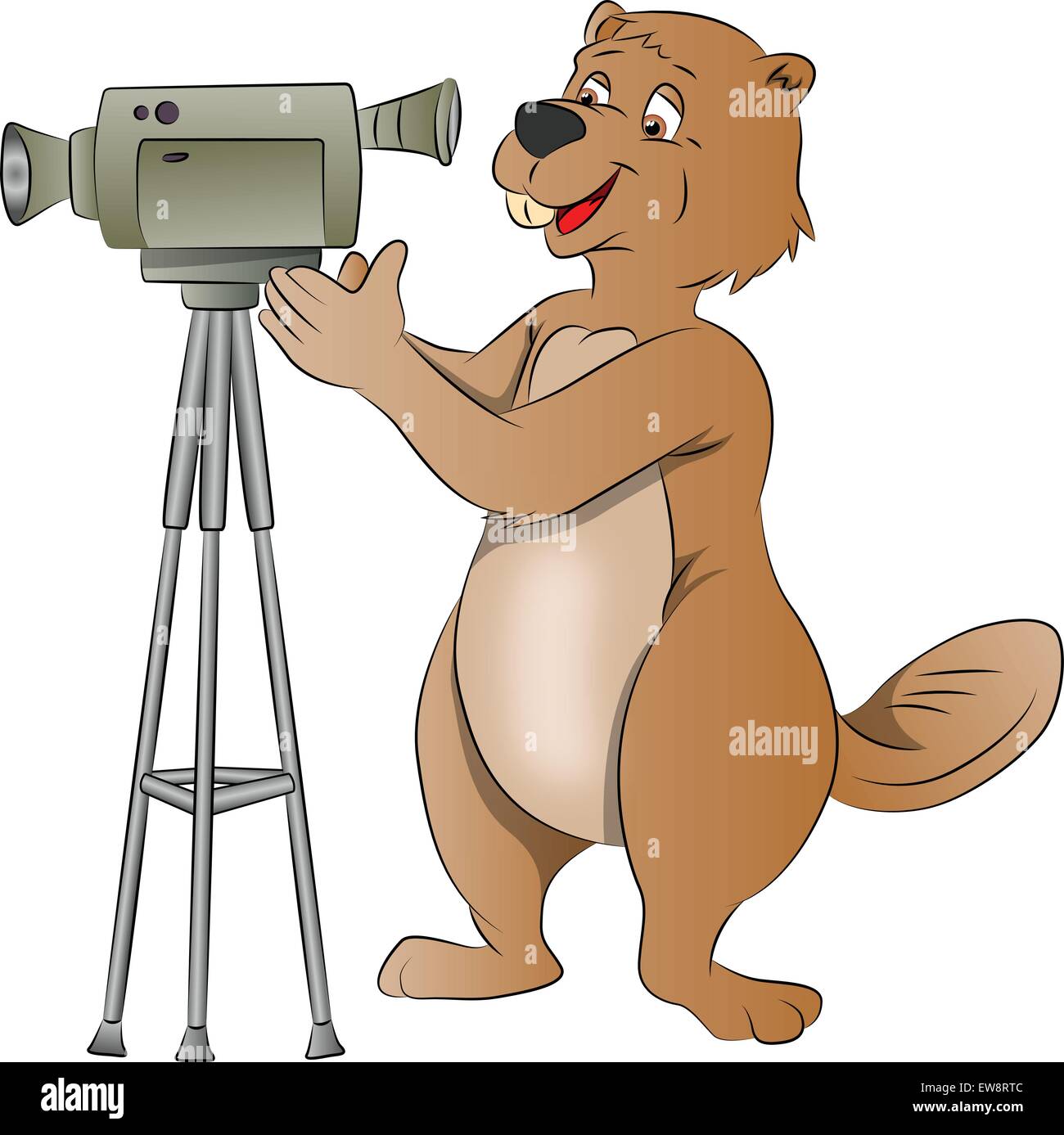 Video camera wildlife Stock Vector Images - Alamy
