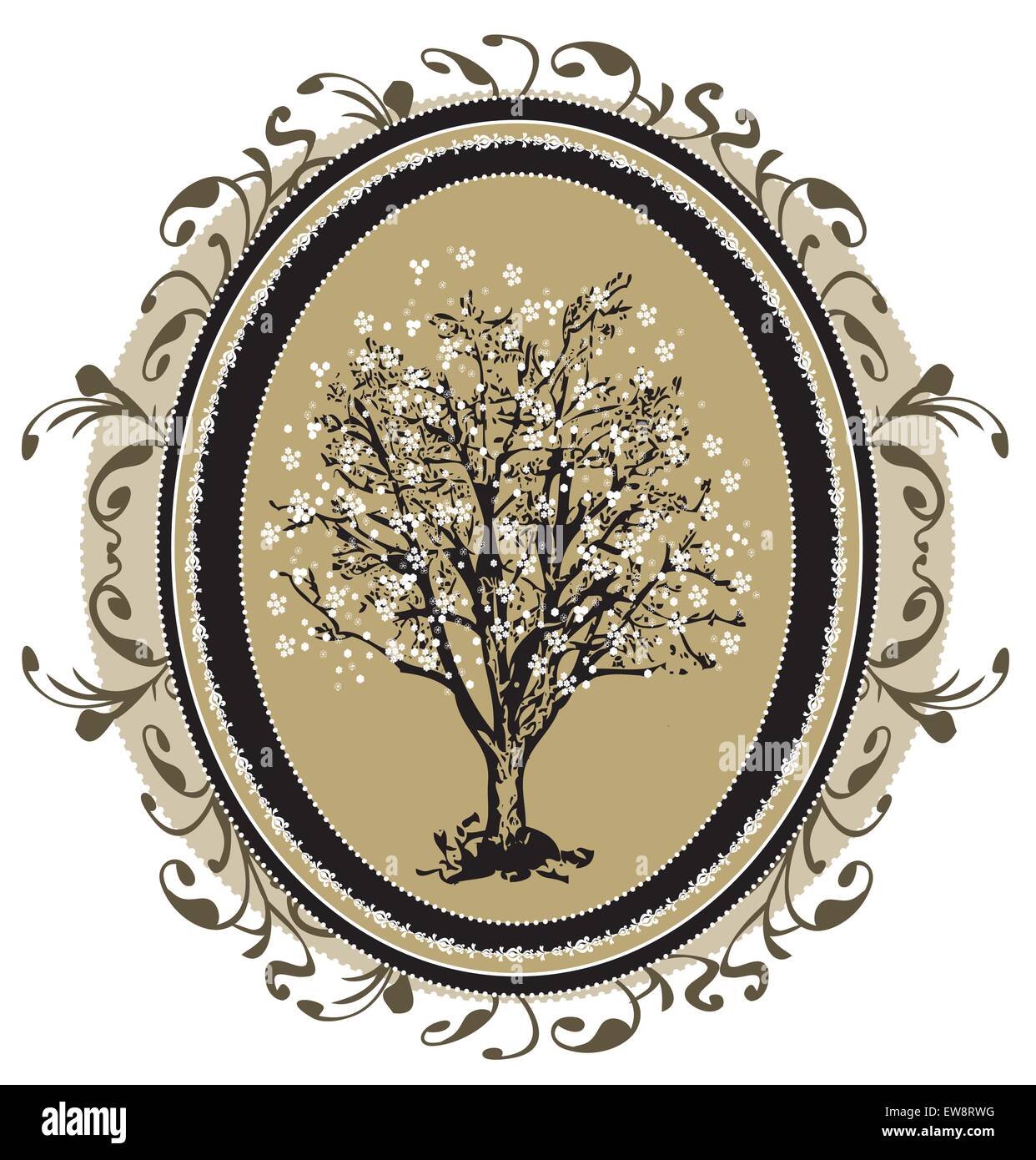 Royal floral garden Cut Out Stock Images & Pictures - Alamy