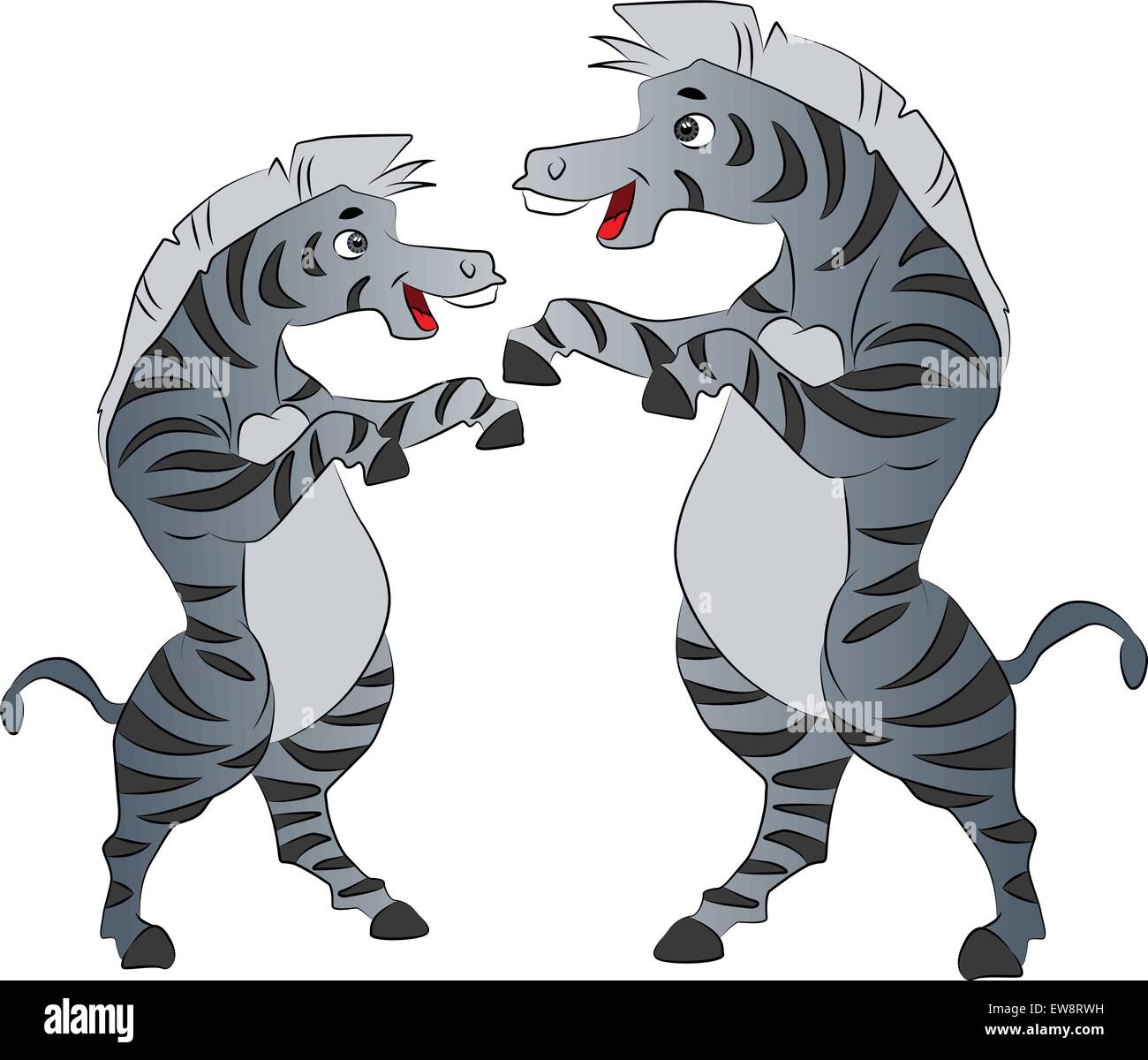 Zebras dancing hi-res stock photography and images - Alamy