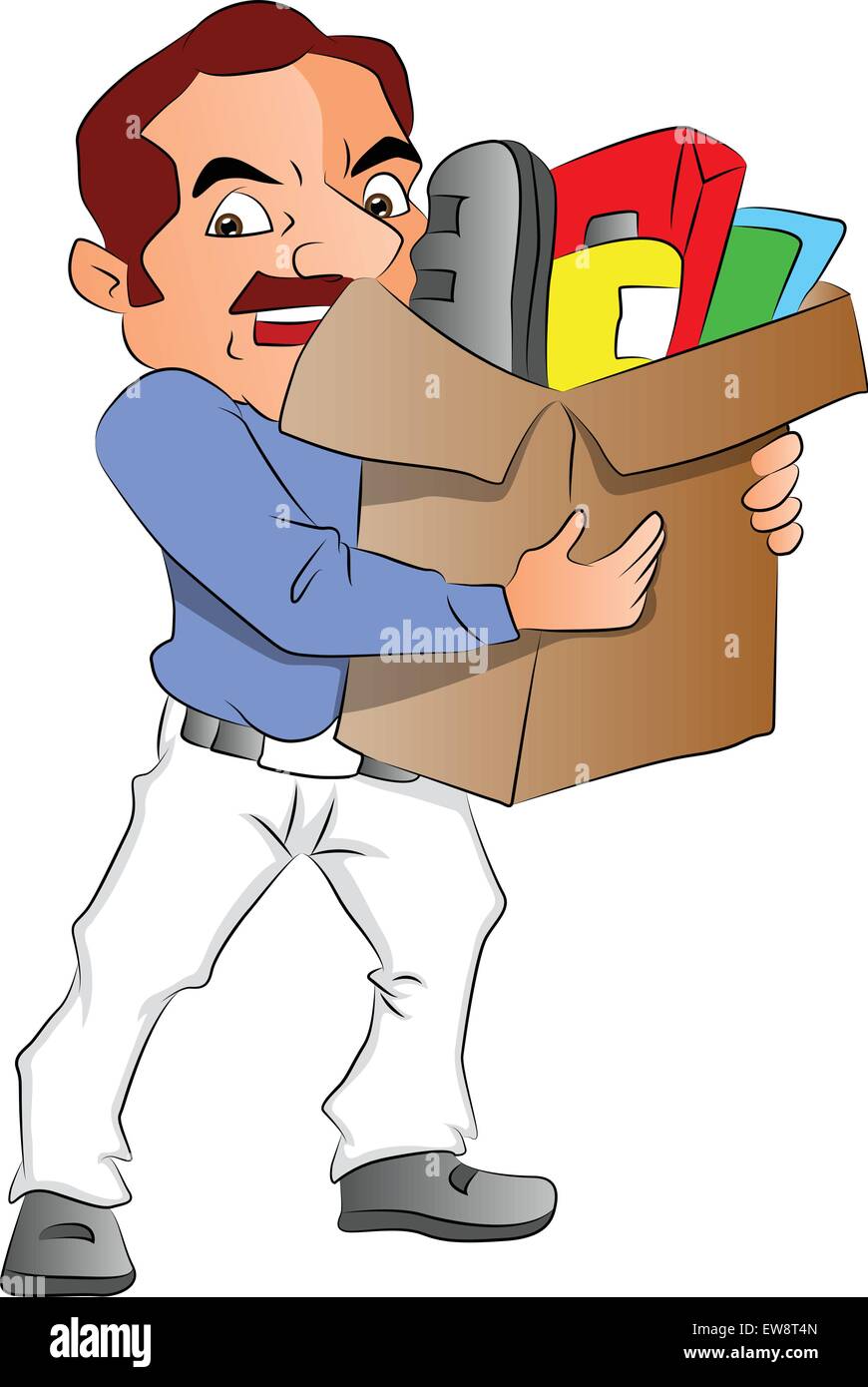 Carrying Boxes Clipart