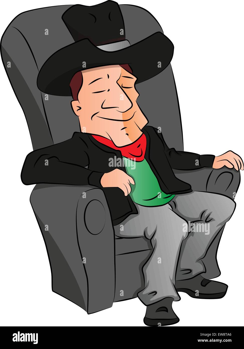 Cowboy sleeping hi-res stock photography and images - Alamy