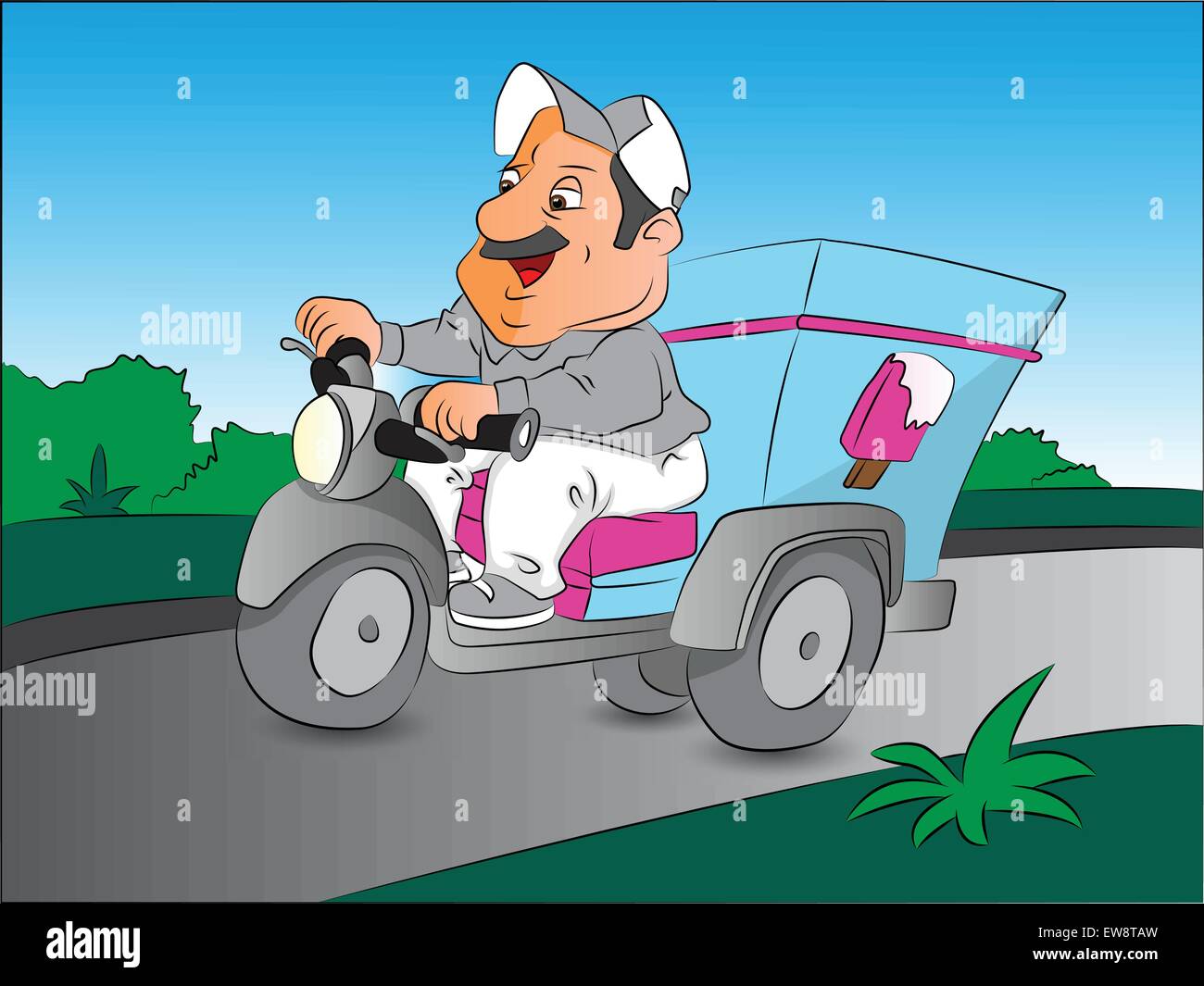 Frozen vehicle Stock Vector Images - Alamy