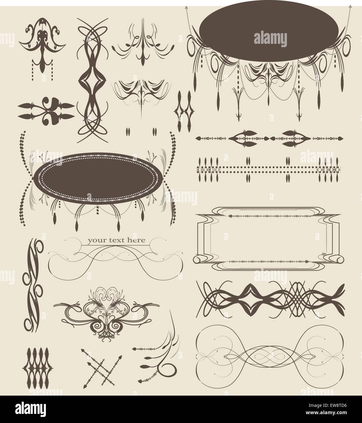 Intricate Designs Stock Vector Images - Alamy