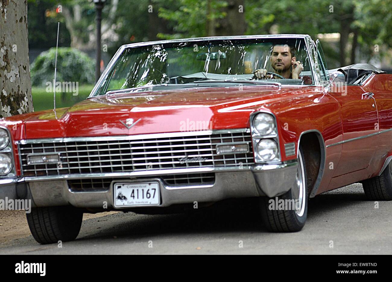 New York, NY, USA. 19th June, 2015. Adam Lambert on stage for ABC's ...