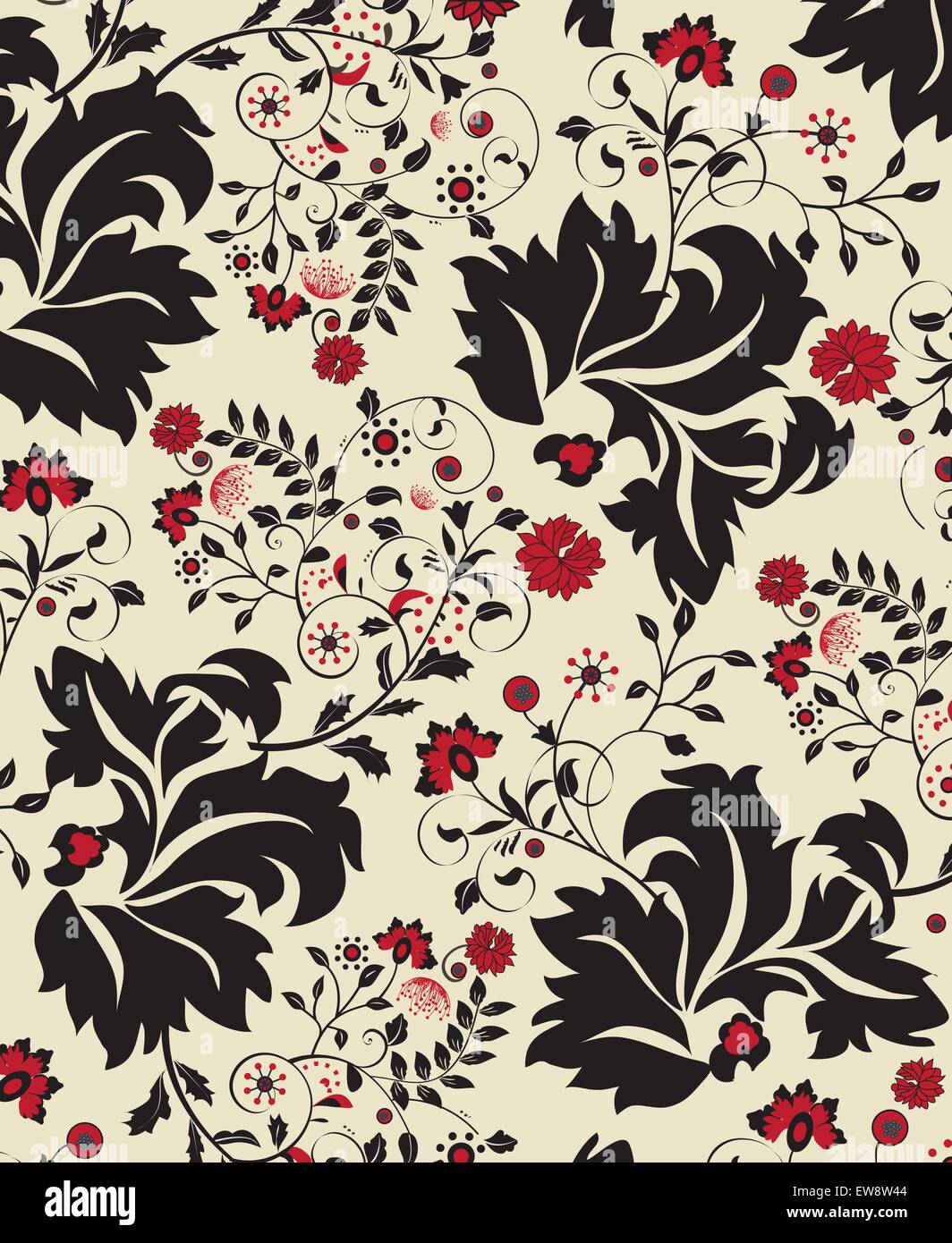 Vintage background with ornate elegant retro abstract floral design ...
