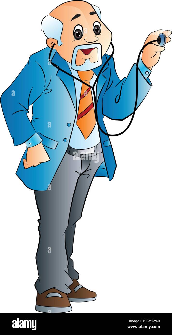 Old picture of doctor Stock Vector Images - Alamy