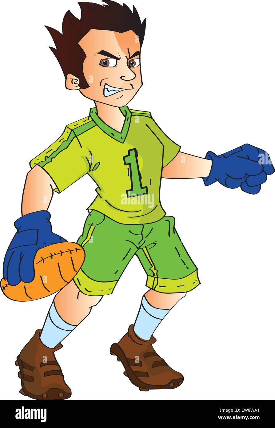 American football young man Stock Vector Images - Alamy