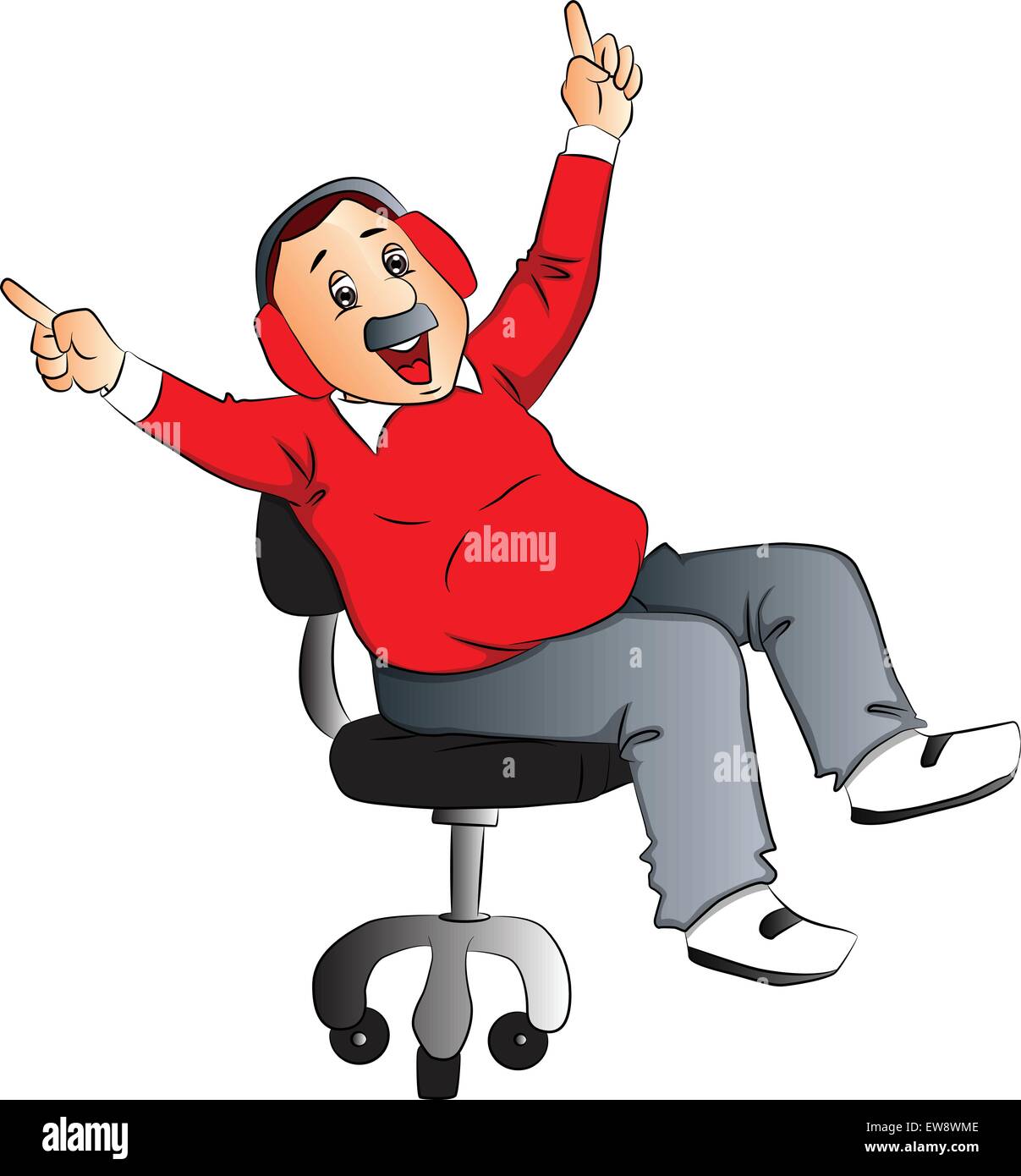 Listening active Stock Vector Images - Alamy