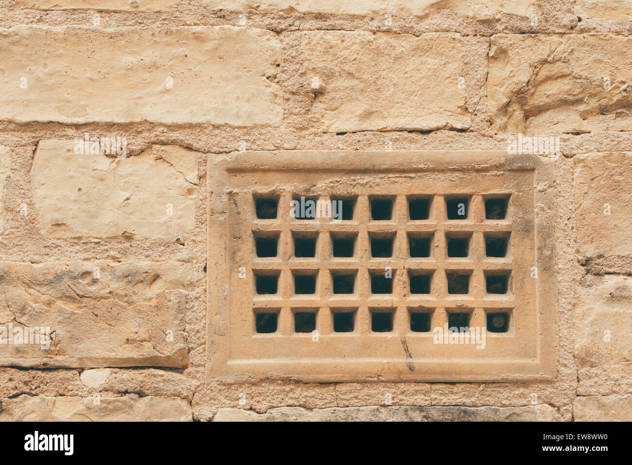 Ventilation brick on an external wall Stock Photo - Alamy