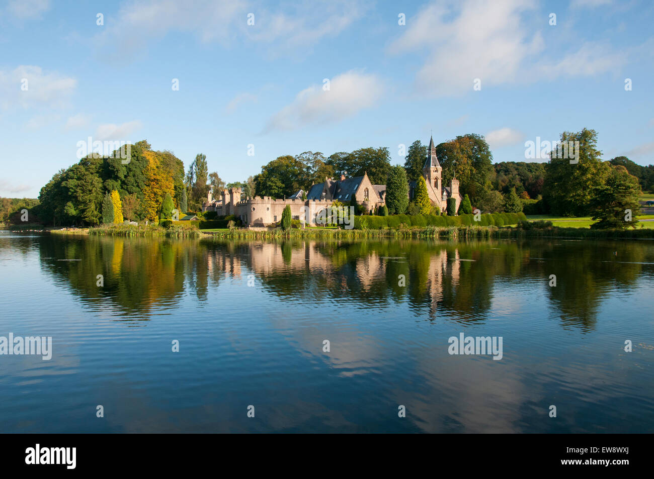 The fort at Newstead Abbey, Nottinghamshire England Stock Photo - Alamy