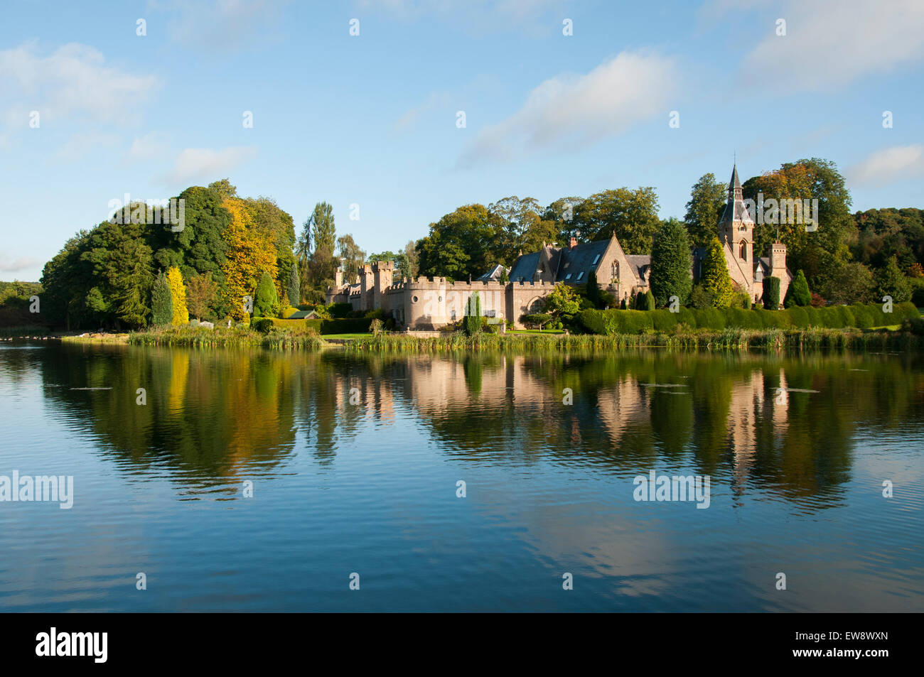 The fort at Newstead Abbey, Nottinghamshire England Stock Photo - Alamy