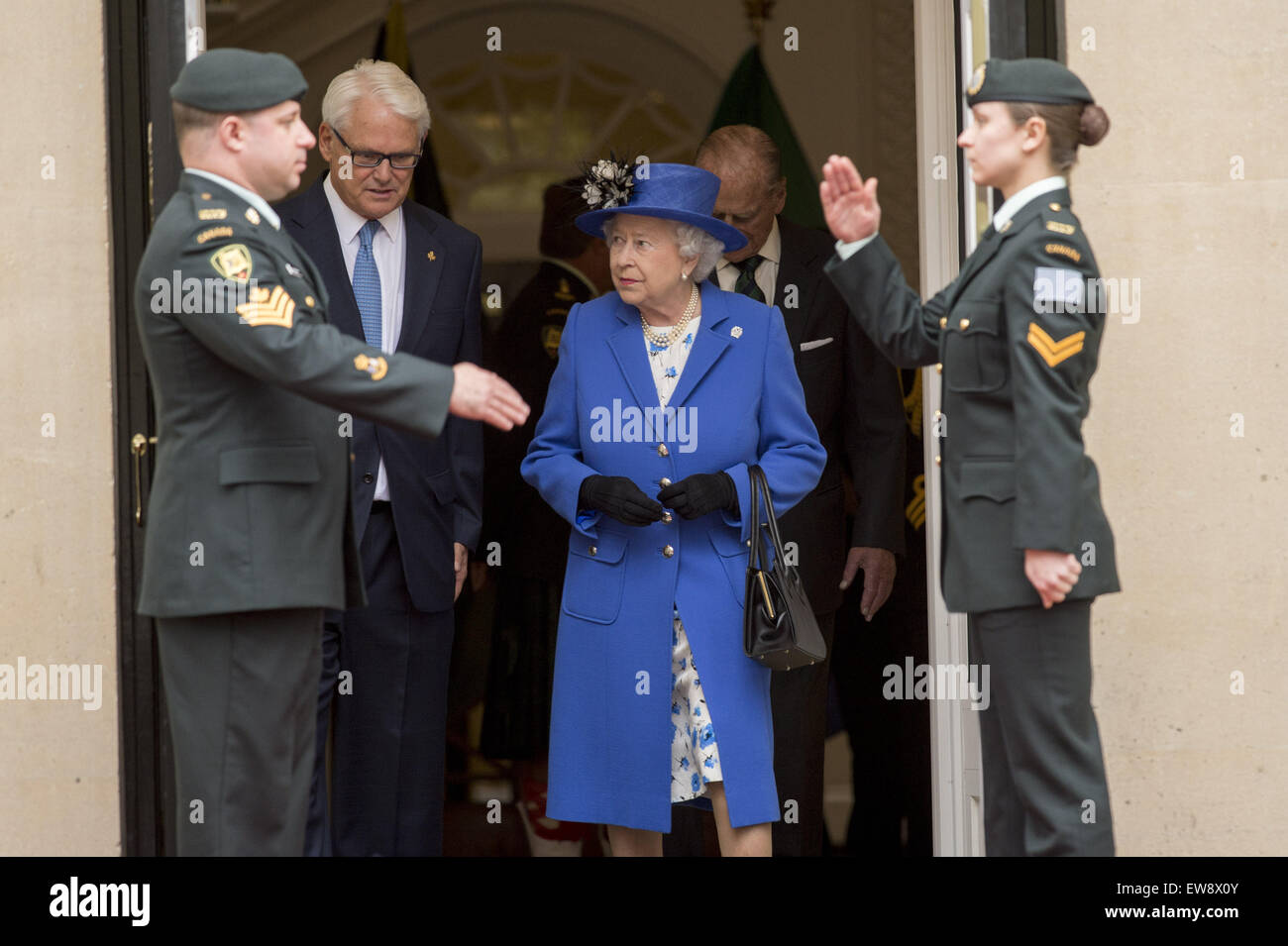The Queen and The Duke of Edinburgh, accompanied by HRH The Princess ...