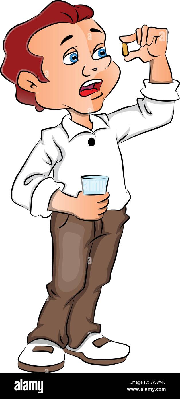 Scared patient vector Stock Vector Images - Alamy