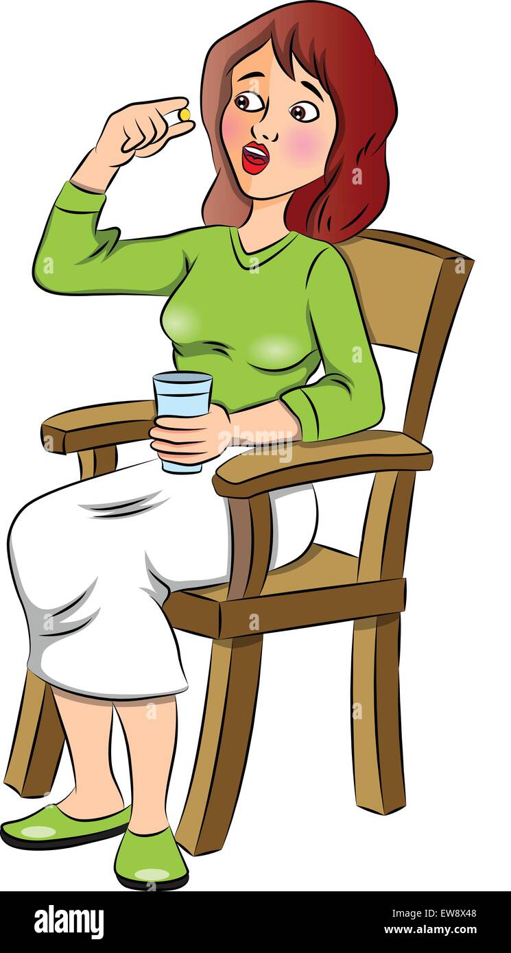 Scared patient vector Stock Vector Images - Alamy