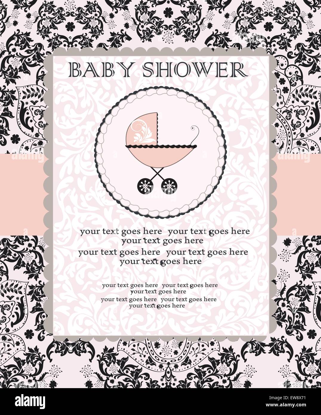 Ghetto Baby Shower Invitation