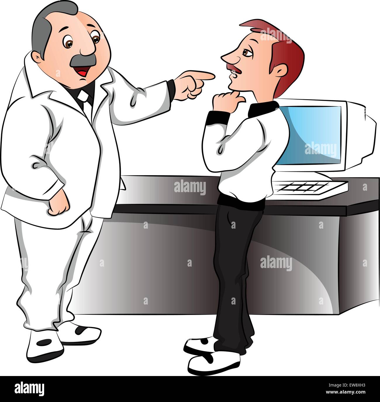 Boss confident Stock Vector Images - Alamy