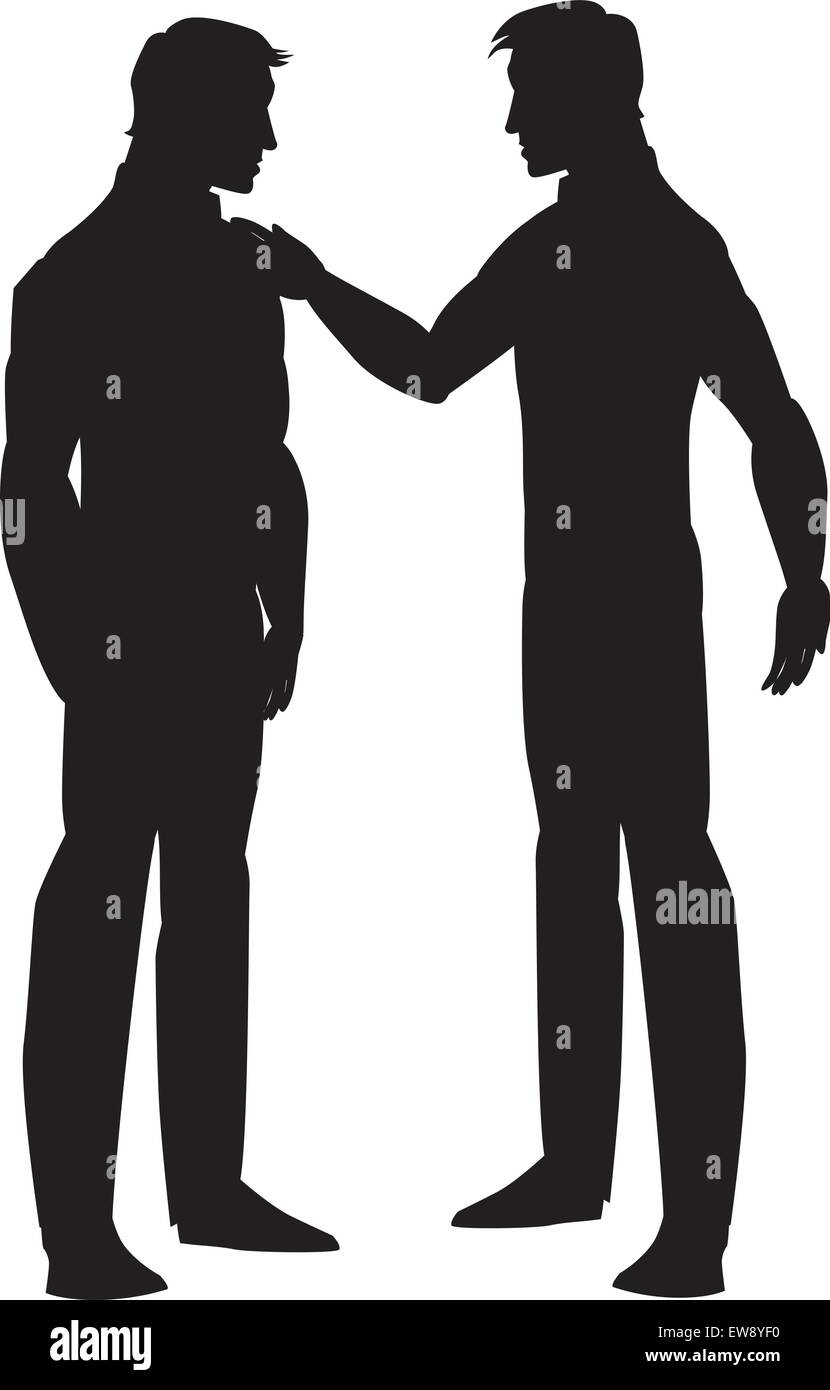 Black male person talking Stock Vector Images - Alamy