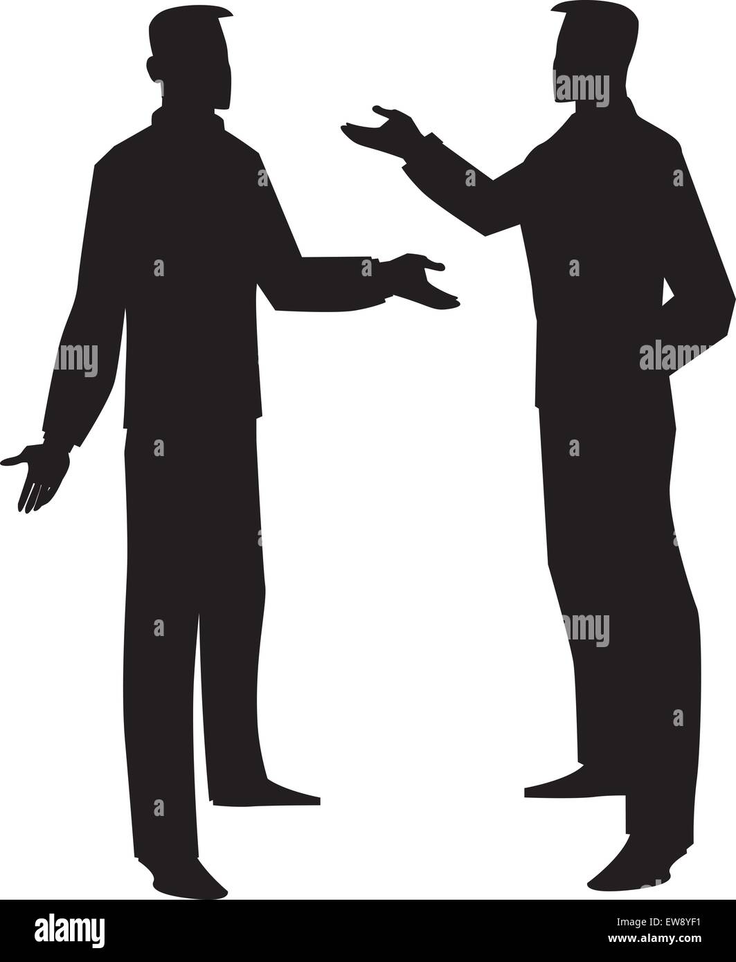 Men Arguing Stock Vector Images - Alamy
