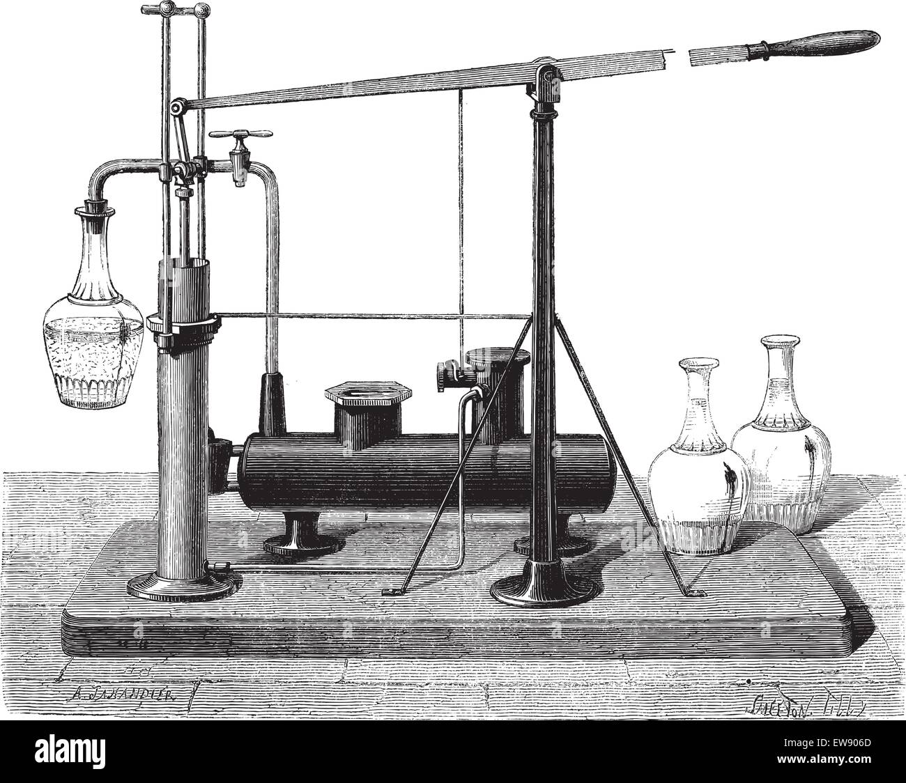 Refilling water bottle Stock Vector Images - Alamy