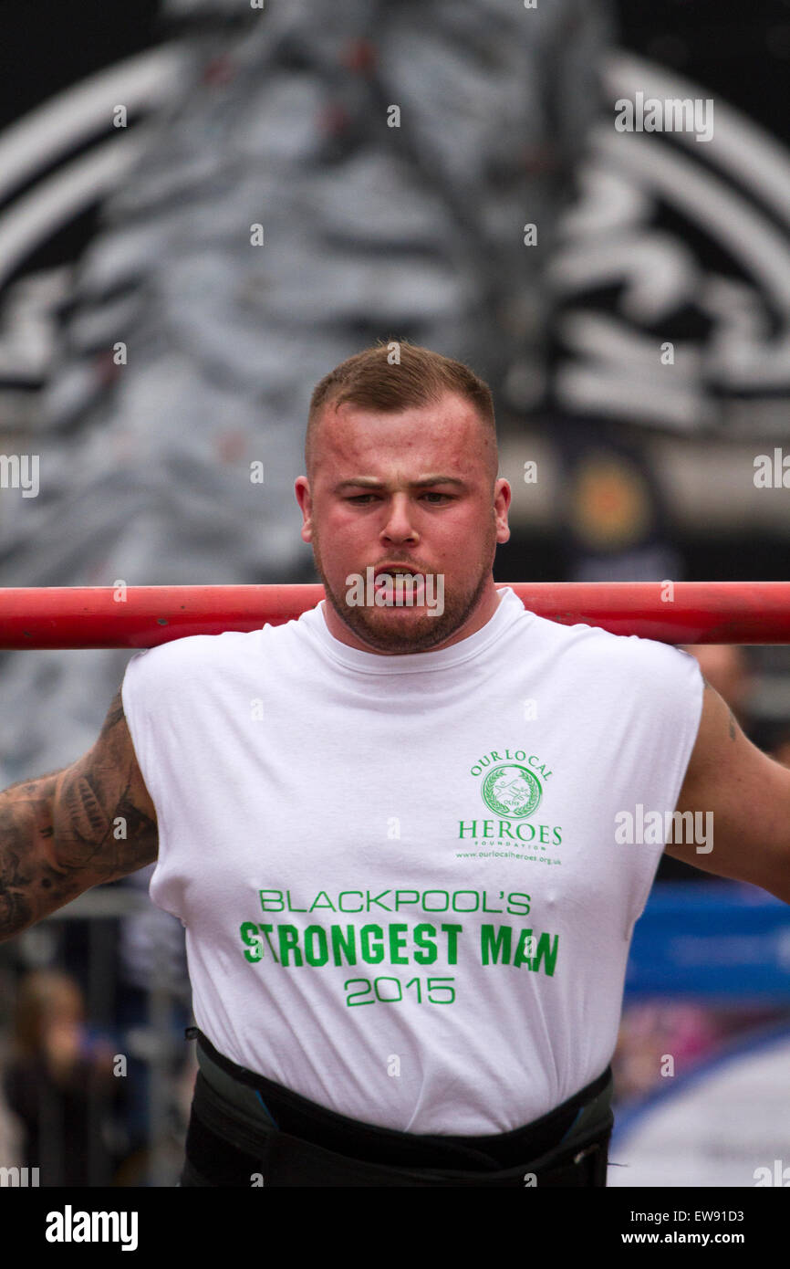 St Johns Square, Blackpool, Lancashire. 20th June, 2015. Greg Dunnings ...