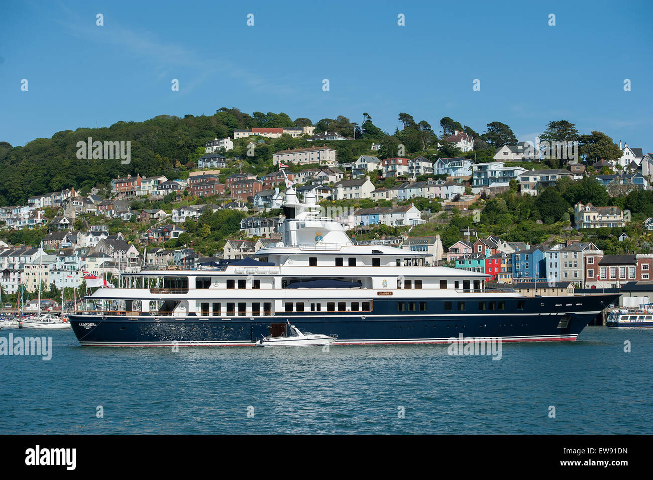Leander G a luxury yacht Sir Donald Gosling which The Queen has used. t ...
