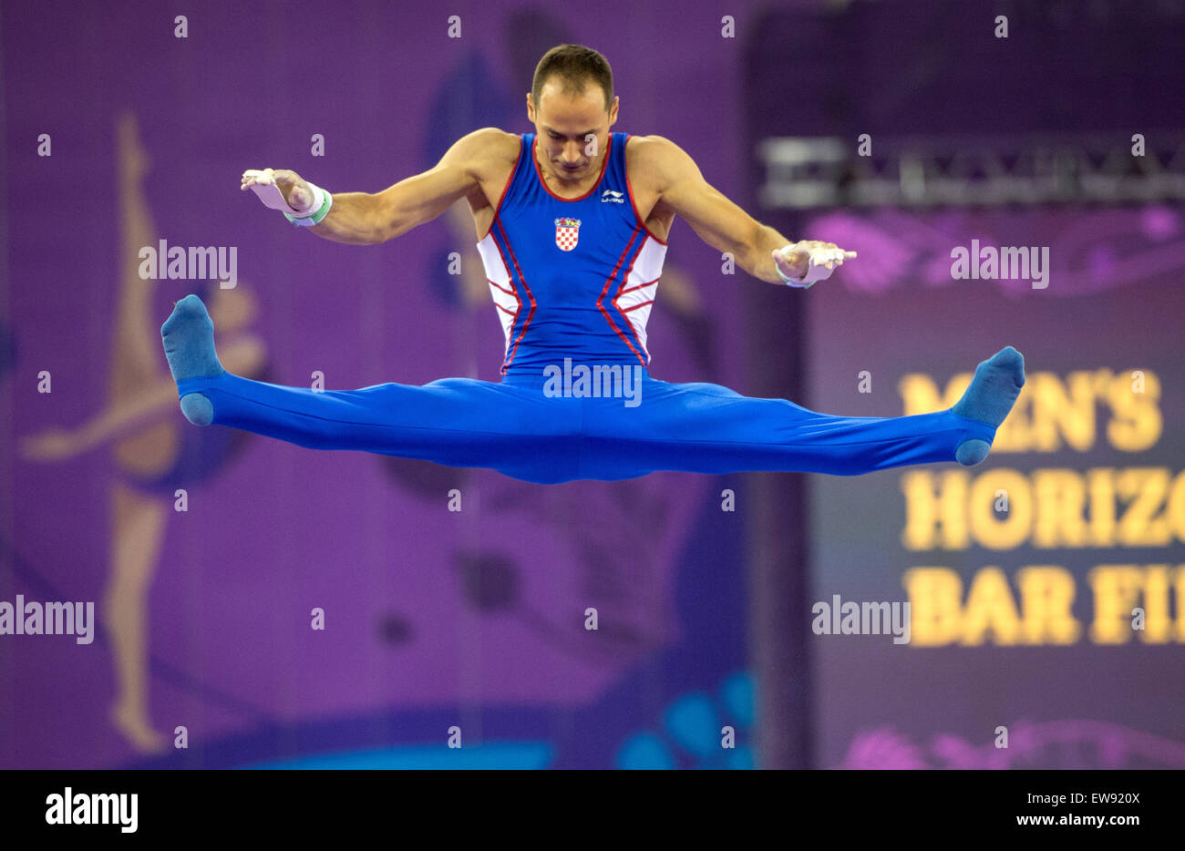 Baku, Azerbaijan. 20th June, 2015. Marijo Moznik of Croatia competes in ...