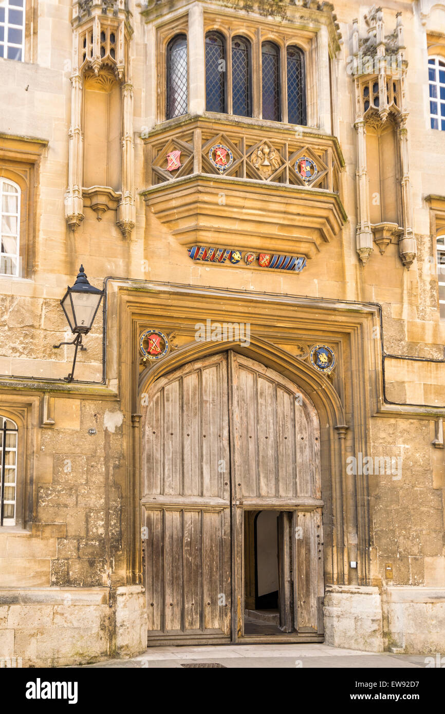 Oxford university gate entrance hi-res stock photography and images - Alamy