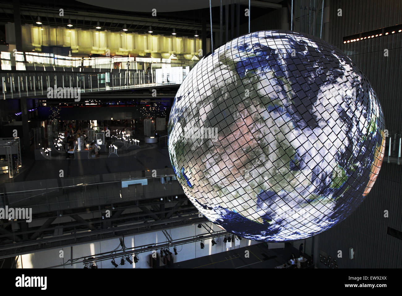 Geo-Cosmos displays the Earth (normal Stock Photo - Alamy