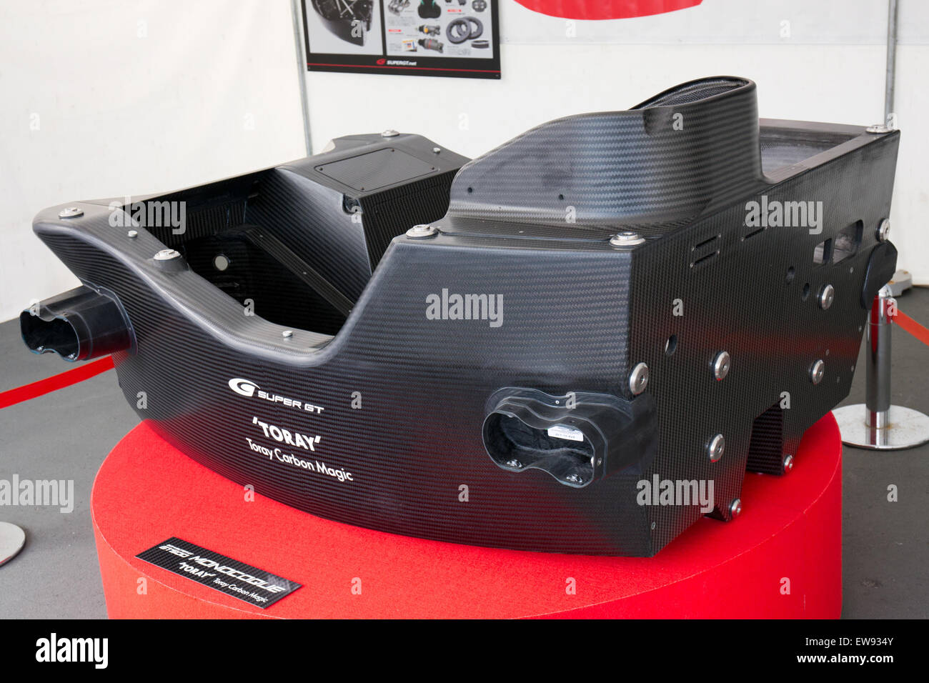 The GTA GT500 monocoque rear-left view from the 2014 Super GT Suzuka ...