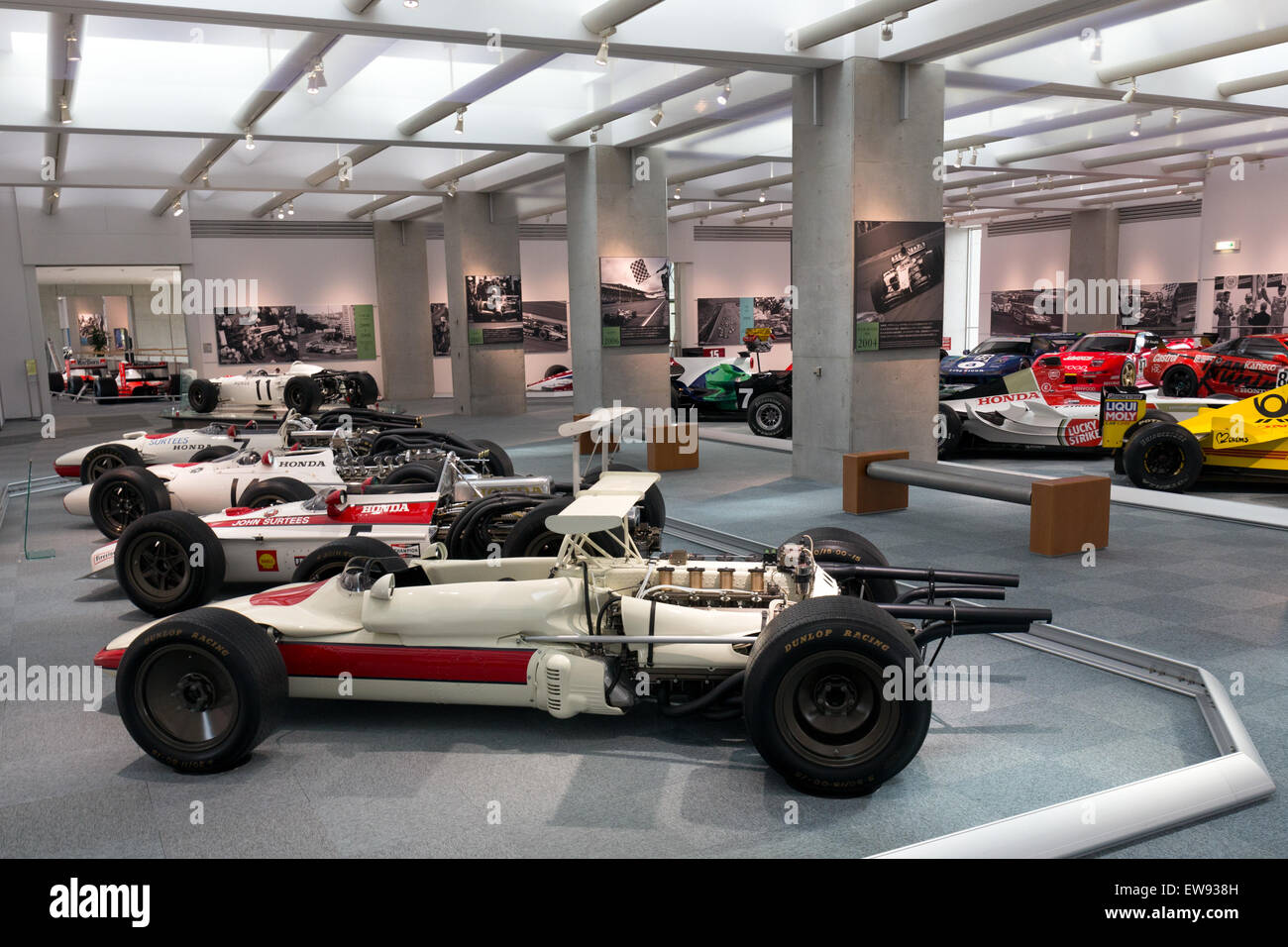 The Honda Collection Hall interior in June 2013, showcasing Honda’s ...