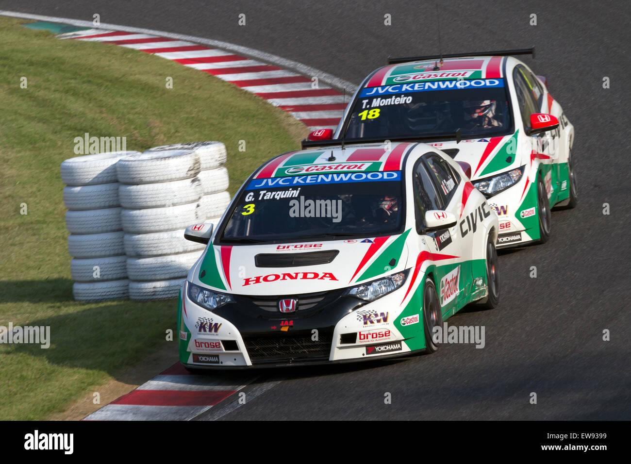 The Honda duo in the 2013 WTCC Race of Japan (Race 2) demonstrated the ...
