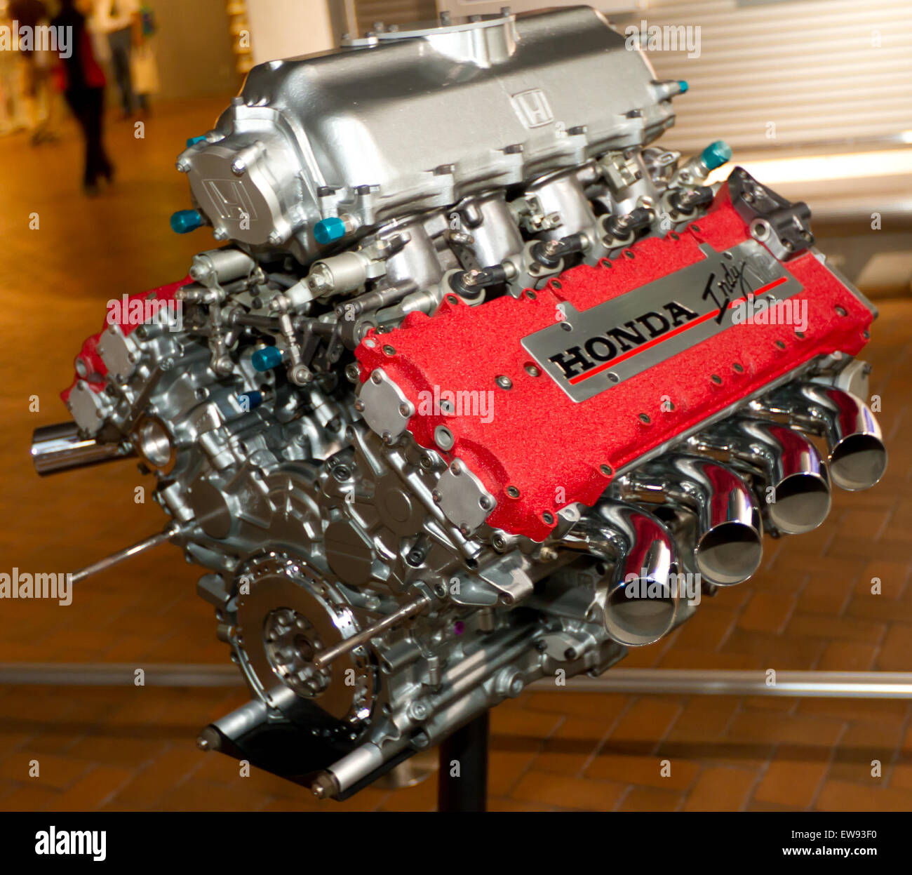 The Honda HRX engine displayed at the Honda Collection Hall in Japan ...