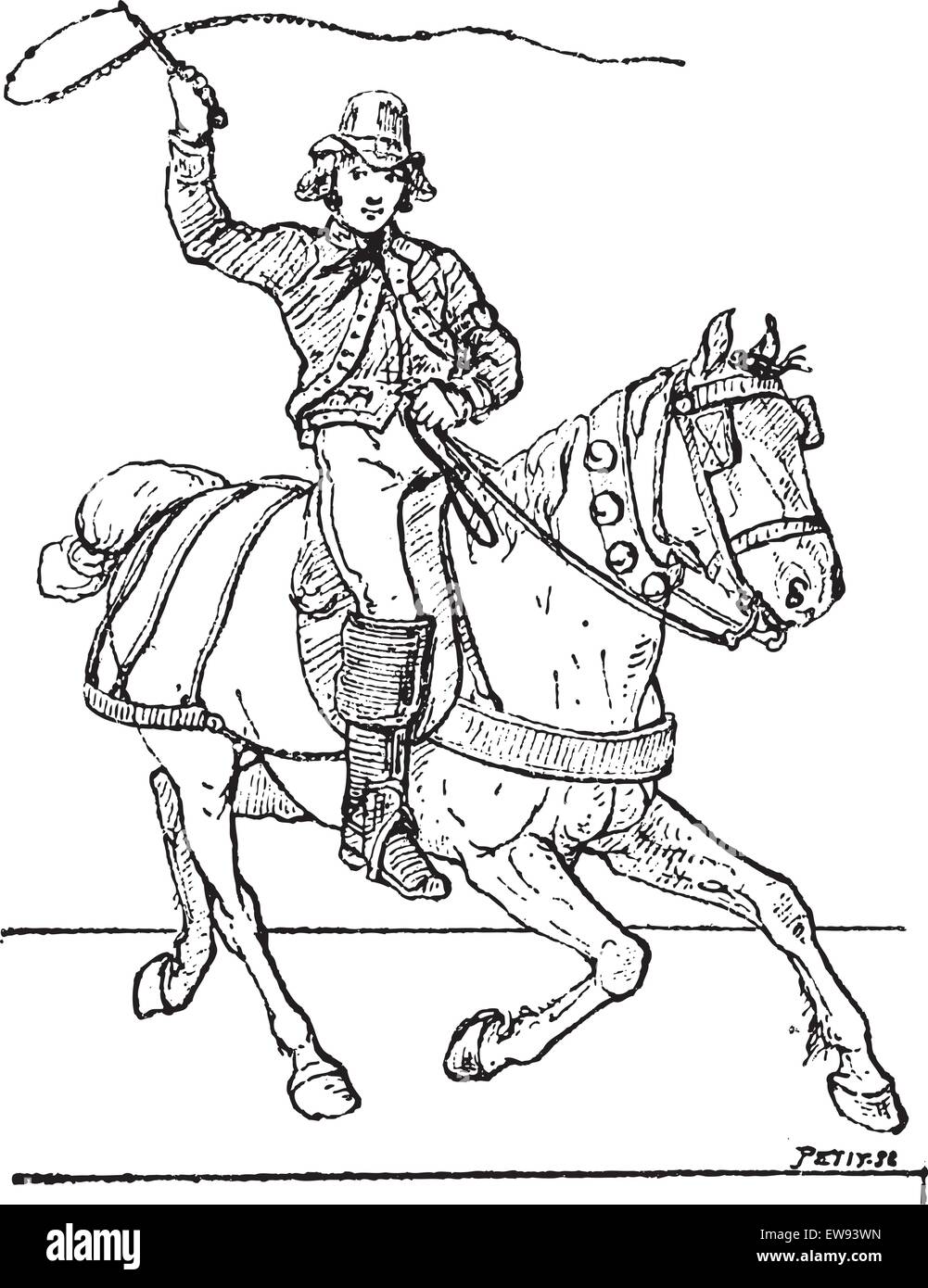 Postilion hi-res stock photography and images - Alamy