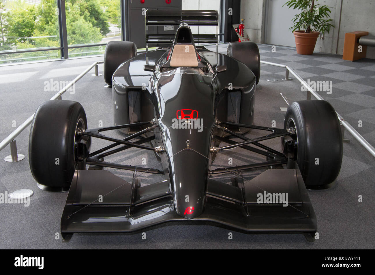 Front view of the Honda RC-F1 1.5X, displayed at the Honda Collection ...